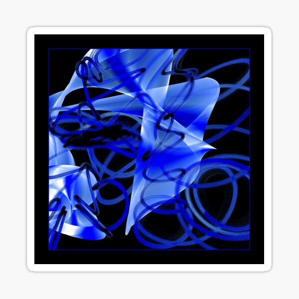 "Royal Self-Mutilation (Royal Blue)" Sticker for Sale by sheSzen ...