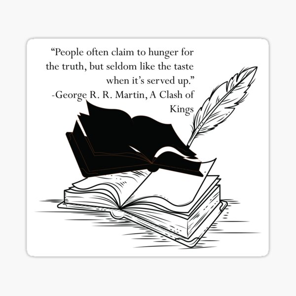 "The Gerorge R.R. Martin" Sticker for Sale by MikeDBurke19 | Redbubble