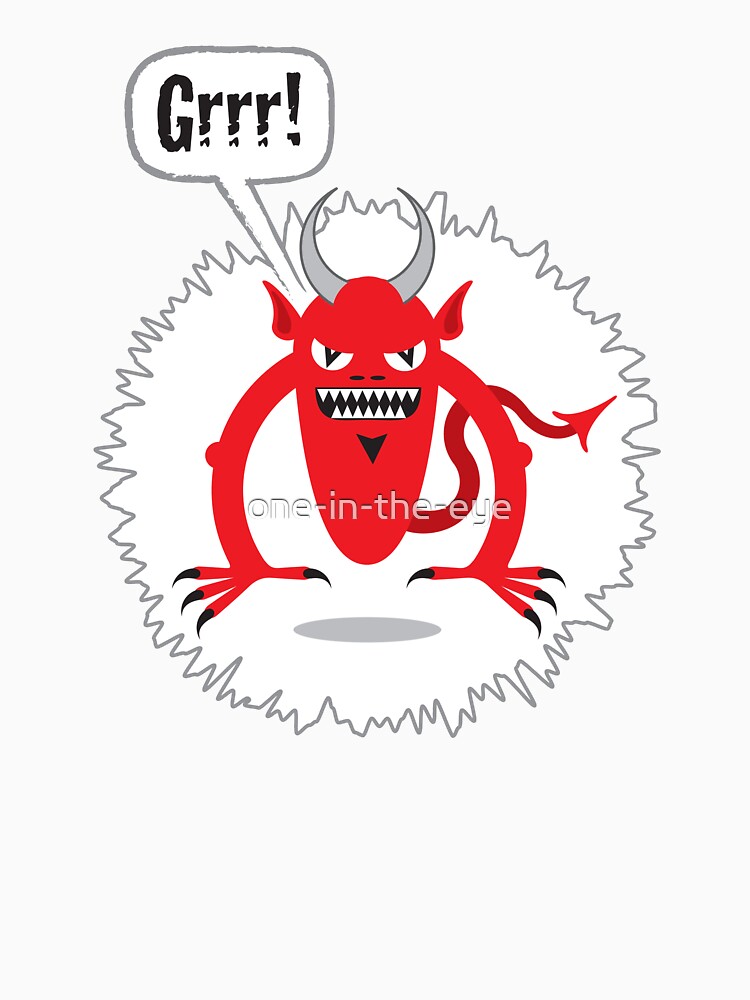 "Noisy Little Terrors - 'Grrr!' cartoon character T-shirt" T-shirt for ...