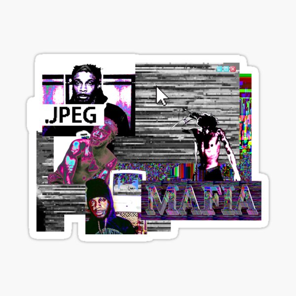 "JPEGMAFIA design" Sticker for Sale by ImpulSee | Redbubble