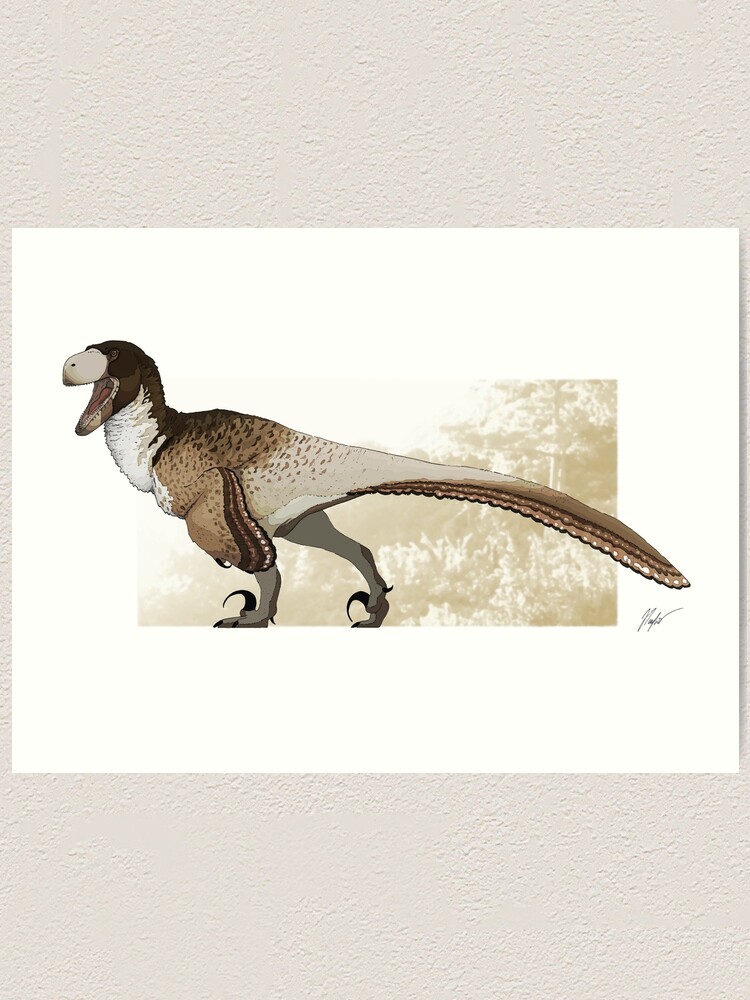 "Utahraptor" Art Print for Sale by JedTaylor | Redbubble