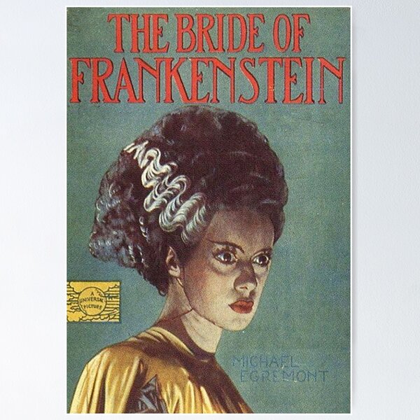 "Bride of Frankenstein - Universal Horror - Elsa Lanchester - vintage ...