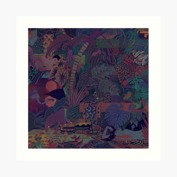 "ZABA album background " Art Print for Sale by the-at-symbol | Redbubble