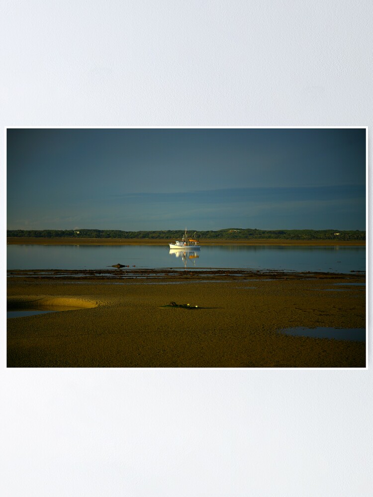 "tidal. old fishing boat, anderson inlet, victoria" Poster for Sale by ...
