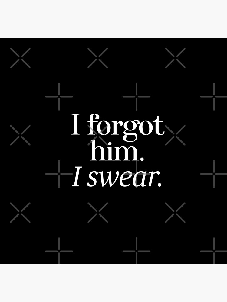 "I forgot him, i swear" Canvas Print for Sale by Urosek | Redbubble