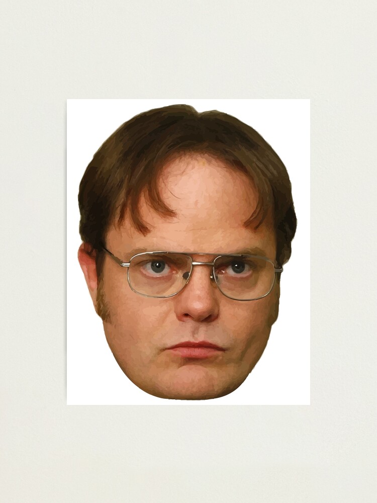 "Dwight Schrute Face" Photographic Print for Sale by GloriousWax ...