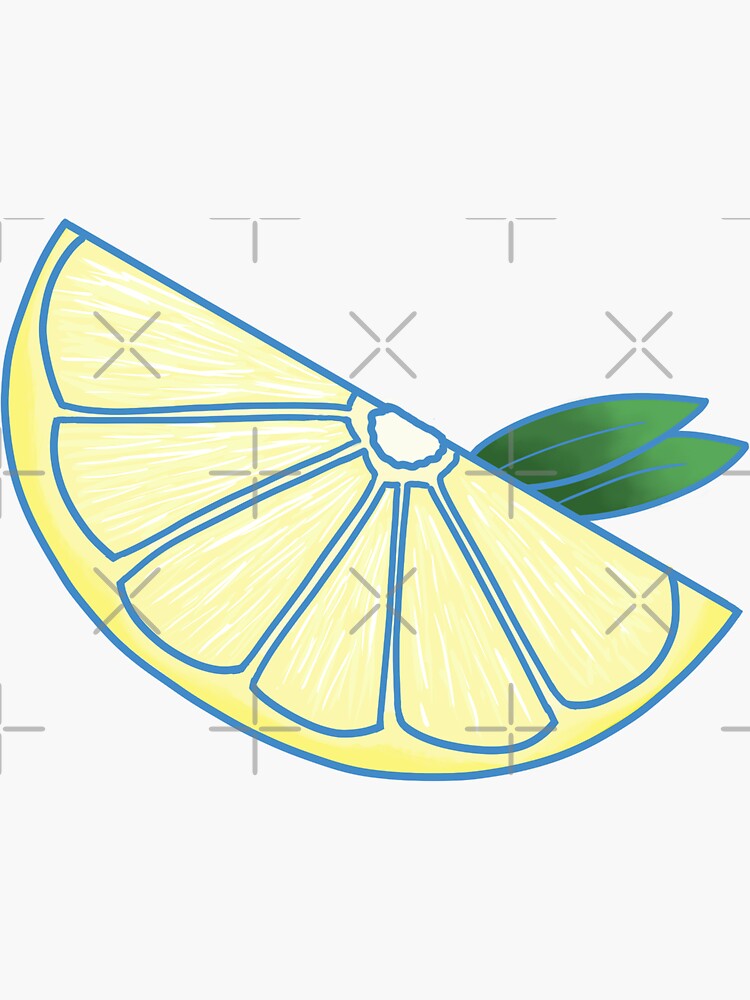 "Lemon Slice" Sticker by reikalykos | Redbubble