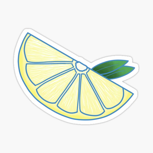 "Lemon Slice" Sticker by reikalykos | Redbubble