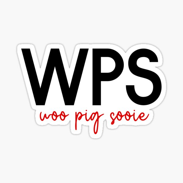 "WPS" Sticker by Jburr12 | Redbubble