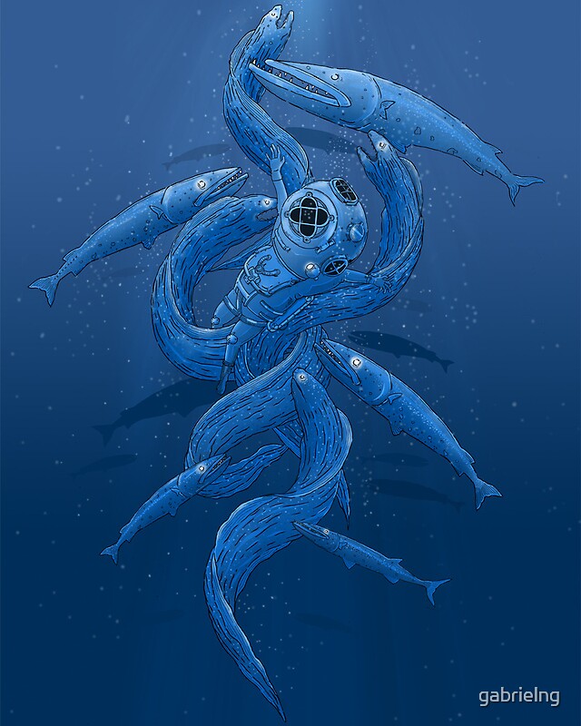 "Deep Blue" by gabrielng | Redbubble