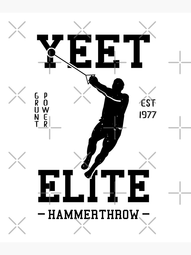 Póster «Yeet Elite Hammer Throw Atleta Atletismo de pista y campo» de ...