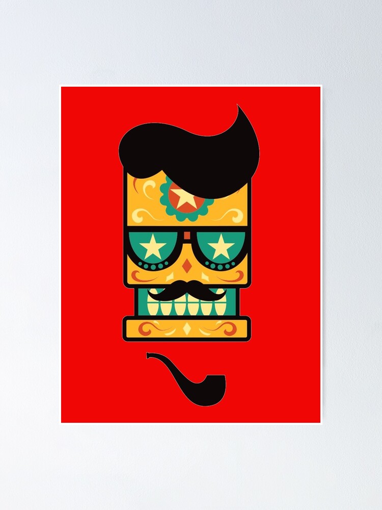 "Lunatic Graphic Head" Poster by junella | Redbubble