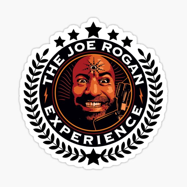 "the joe rogan merch" Sticker by kiranasaera | Redbubble