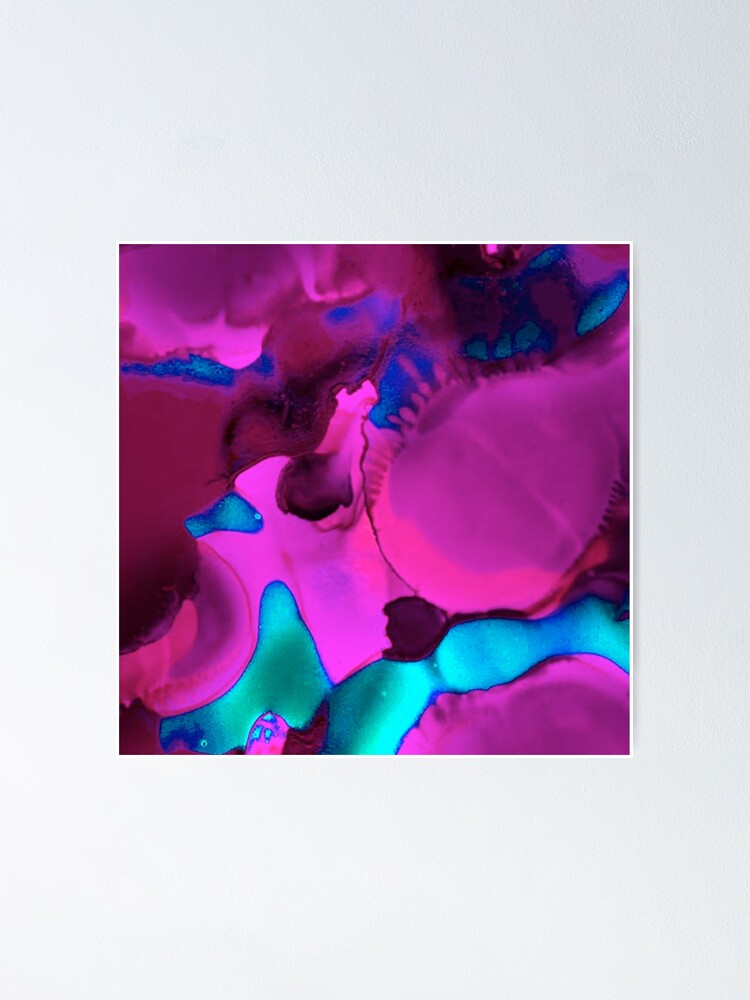 "Neon Ink" Poster by wowpatterns | Redbubble