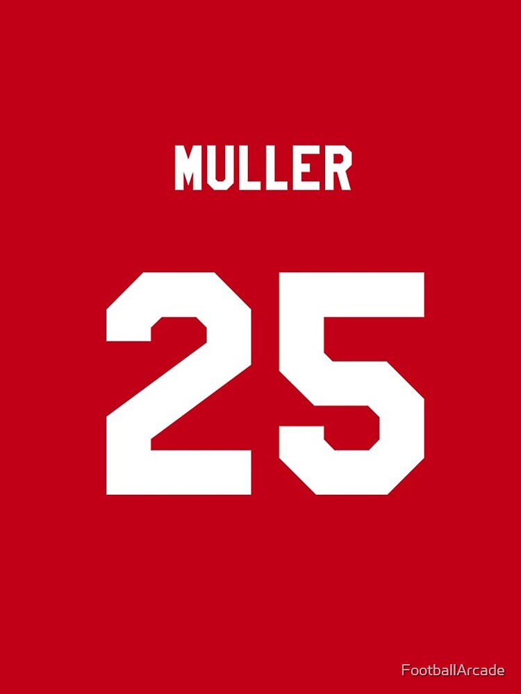 "Muller Number 25 Shirt" iPhone Case for Sale by FootballArcade | Redbubble