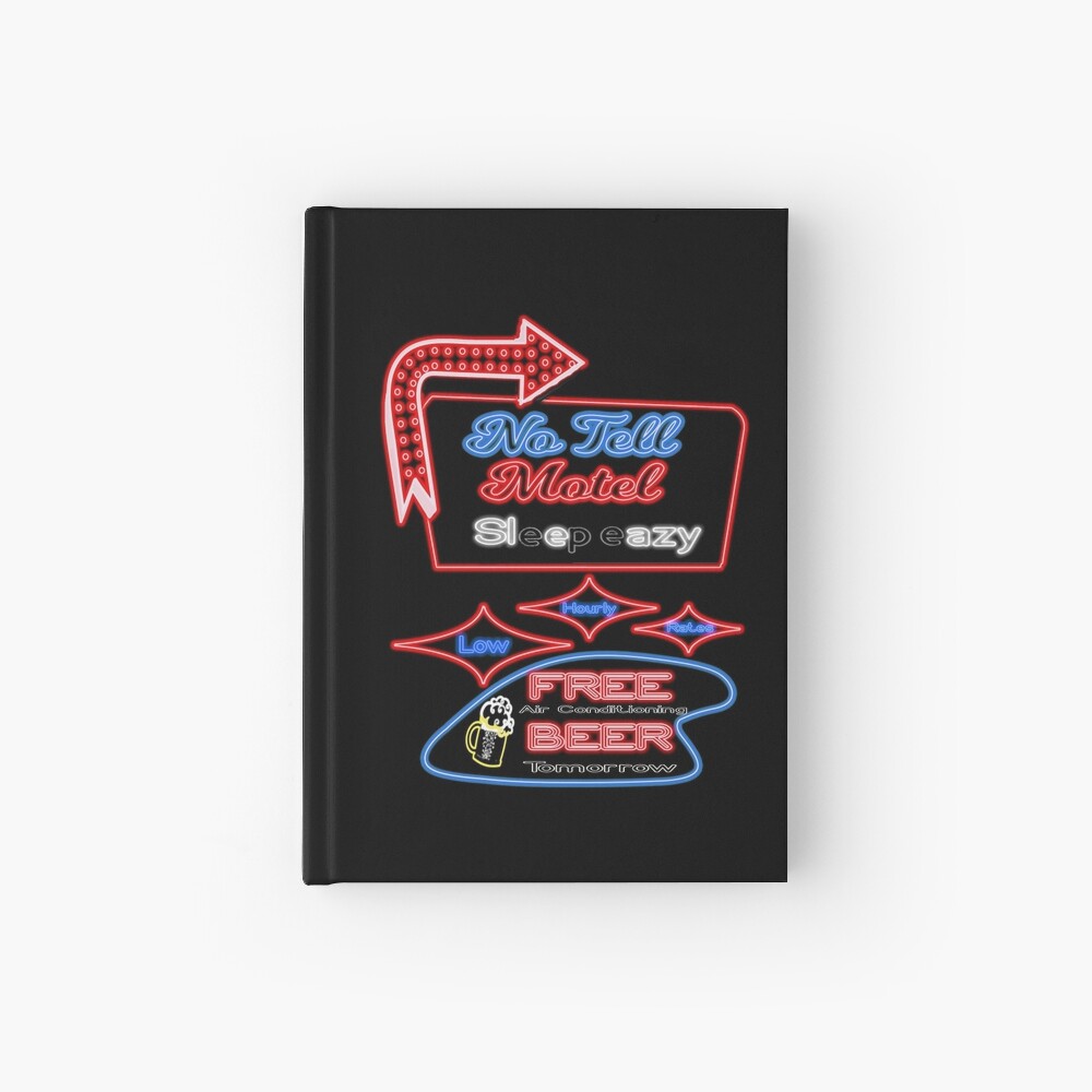 "No Tell Motel Sleazy Hotel Free Beer Hourly Rates Kitschy Neon Retro ...