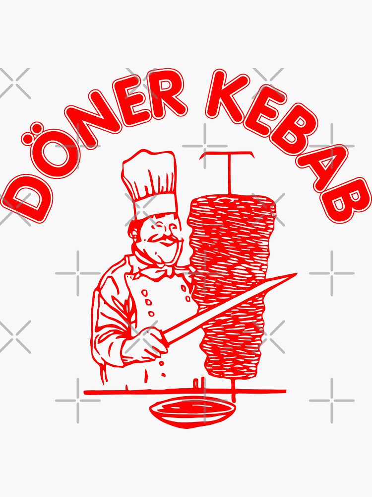 "Döner Kebab" Sticker by Quentin1984 | Redbubble