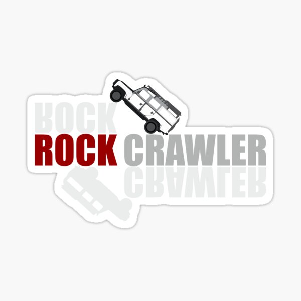 " car rock crawler or scaling rc truck off-road racing " Sticker for ...