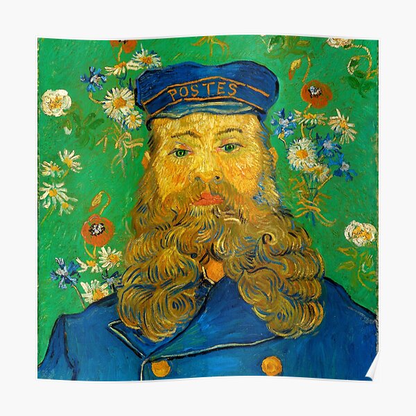 Poster « Portrait du facteur Joseph Roulin - Tableau de Vincent Van ...