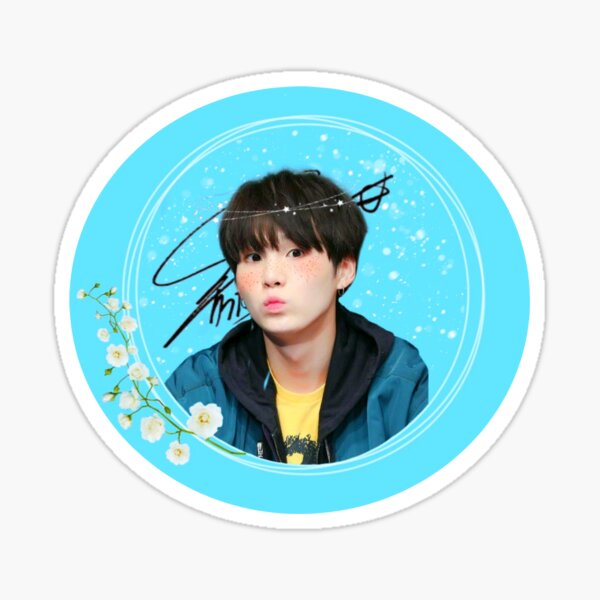 "BTS Suga" Sticker by risa3 | Redbubble