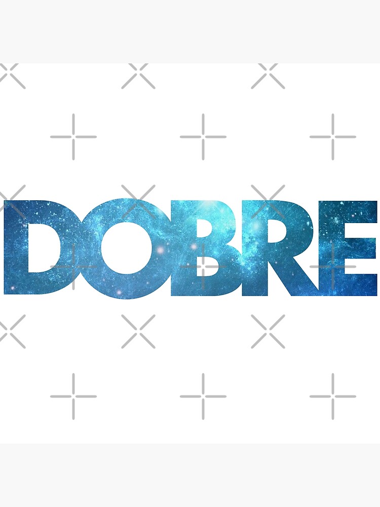 "Dobre Blue Galaxy Logo" Art Print by PremiumMerch | Redbubble