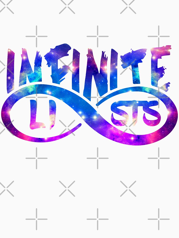 "Infinite Lists Galaxy Logo" T-shirt for Sale by PremiumMerch ...