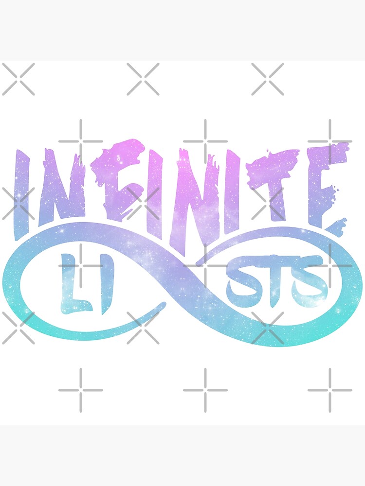 "Infinite Lists Pink Galaxy Logo" Art Print for Sale by PremiumMerch ...