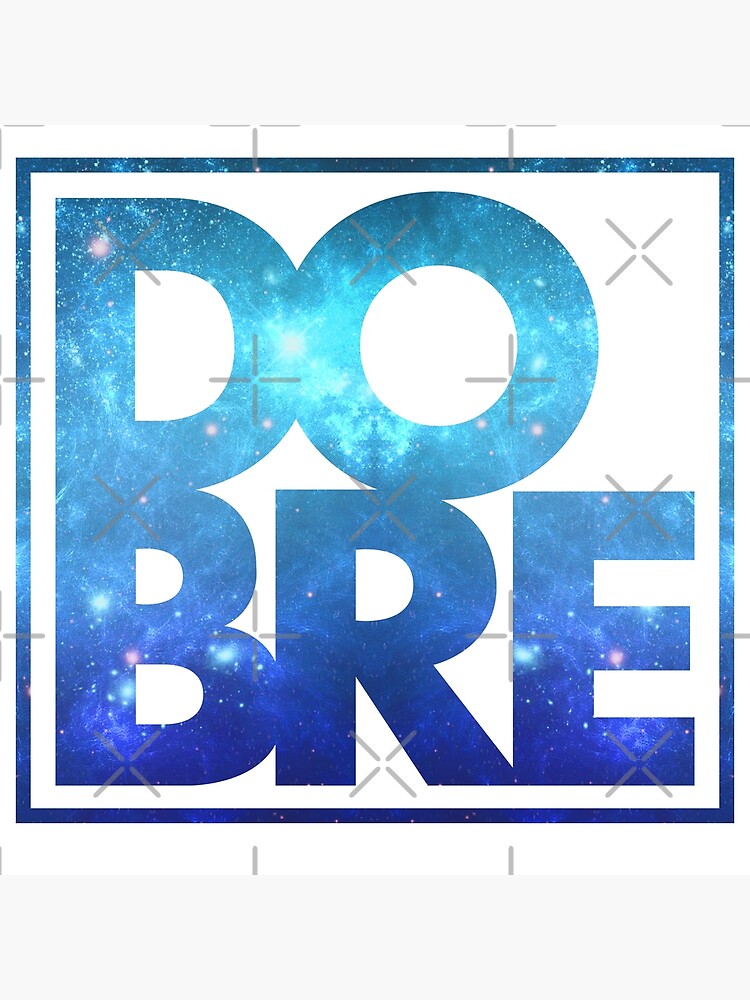 "DOBRE Blue Galaxy Logo" Art Print by PremiumMerch | Redbubble