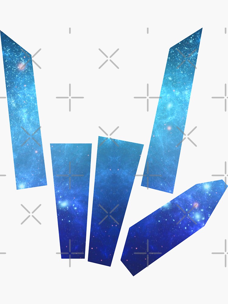 "Share The Love Blue Galaxy Logo" Sticker for Sale by PremiumMerch ...