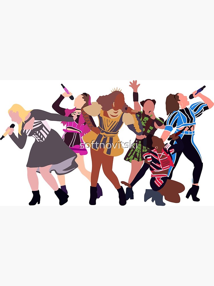 "Chicago Queens - Six the Musical" Art Print for Sale by softnovitski ...