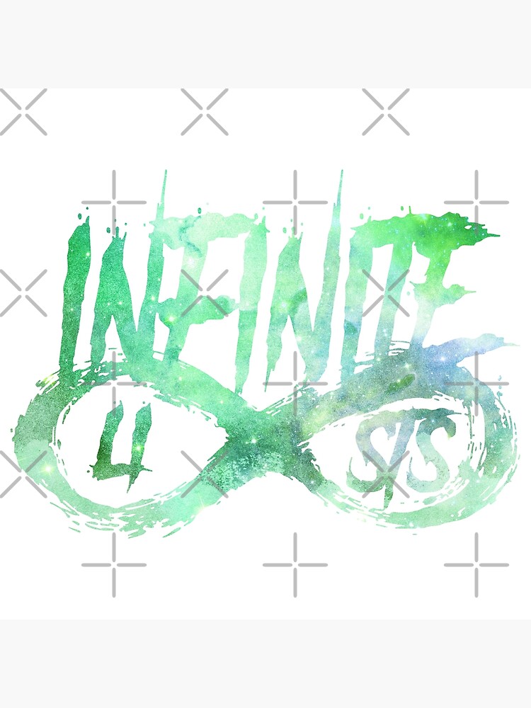 "Infinite Lists Electric Green Galaxy Logo" Art Print by PremiumMerch ...