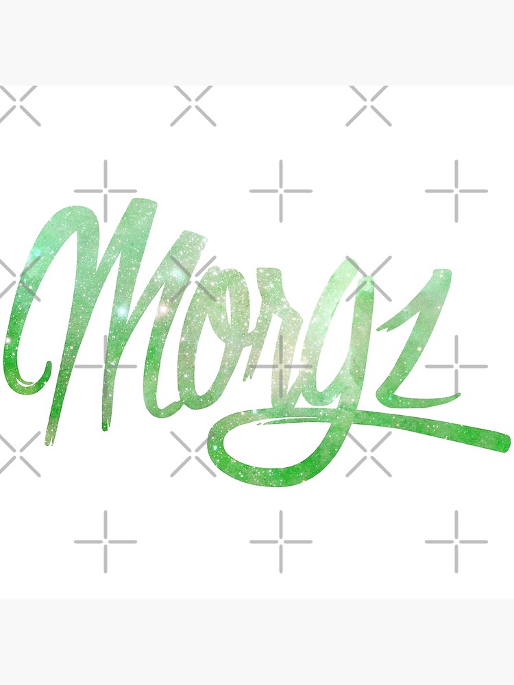 "Morgz Green Galaxy Logo" Photographic Print for Sale by PremiumMerch ...