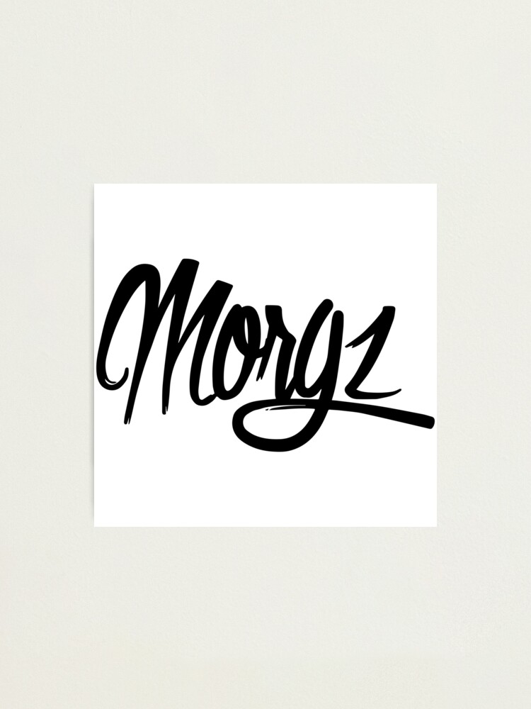 "Morgz Black Galaxy Logo" Photographic Print for Sale by PremiumMerch ...