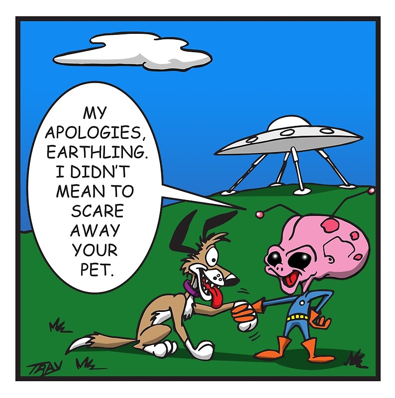 "Alien Invasion." by wickedcartoons | Redbubble