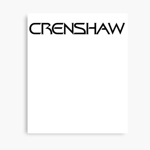 Crenshaw Canvas Prints | Redbubble