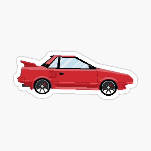 "Toyota MR2 AW11" Sticker by Teater | Redbubble