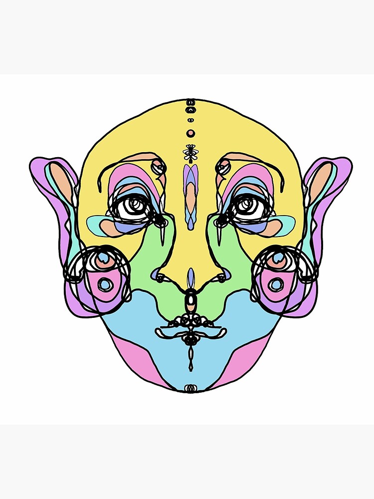 "Just a Face" Sticker for Sale by Pretty-Anxious | Redbubble