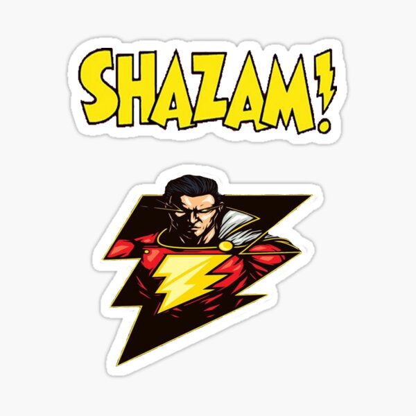 "Shazam" Sticker for Sale by Hugofid | Redbubble