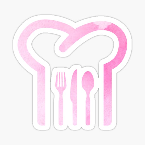 "Chef Hat - Cooking Sticker" Sticker for Sale by StickersStore | Redbubble