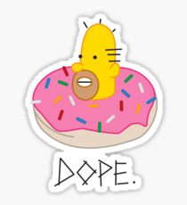 Dope Simpsons Stickers | Redbubble