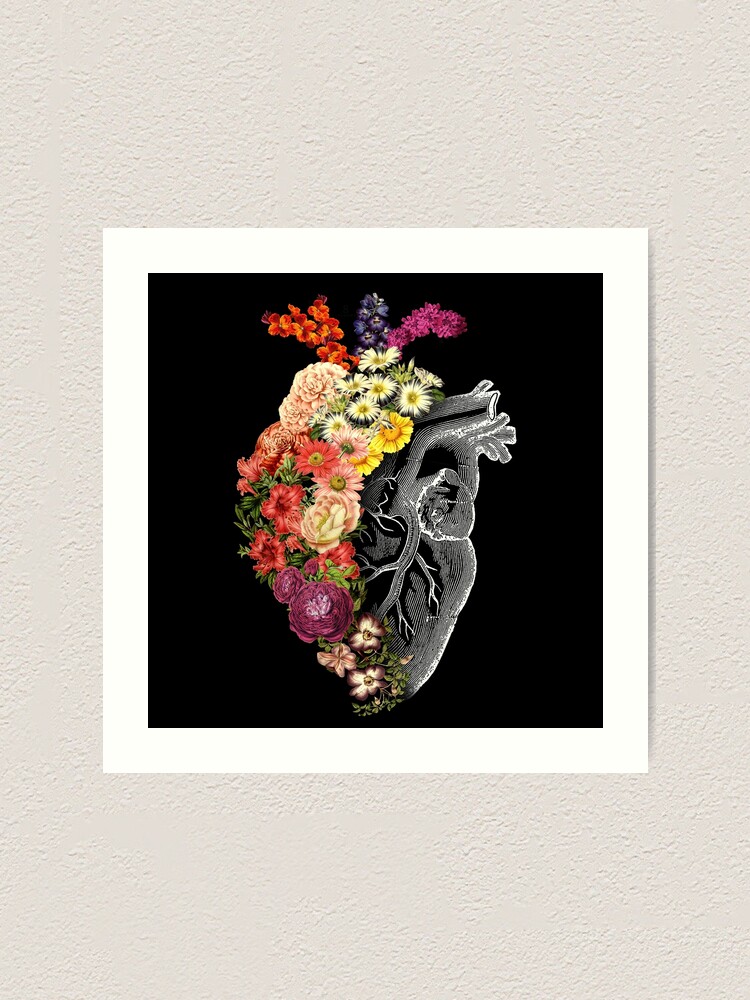 "Flower Heart Spring" Art Print for Sale by tobiasfonseca | Redbubble