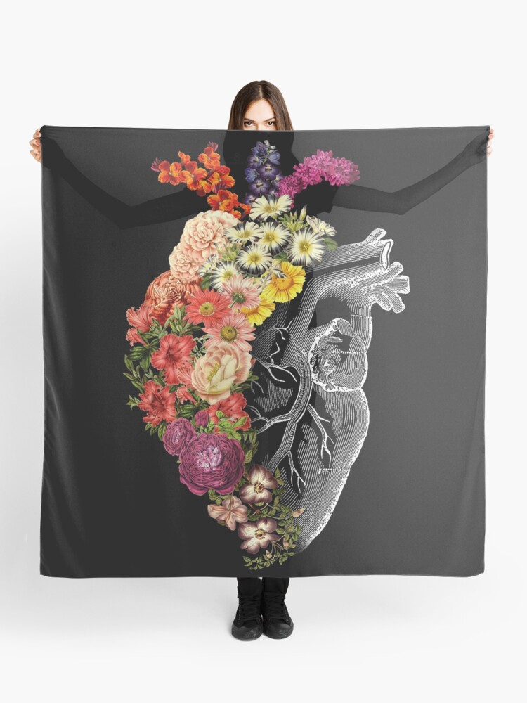 "Flower Heart Spring by Tobe Fonseca" Scarf for Sale by tobiasfonseca ...