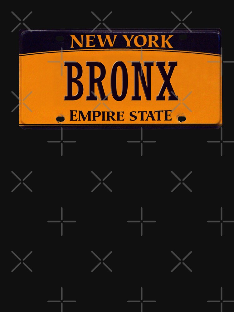 "Bronx, New York City Plate Number, Creative Gift" T-shirt for Sale by ...