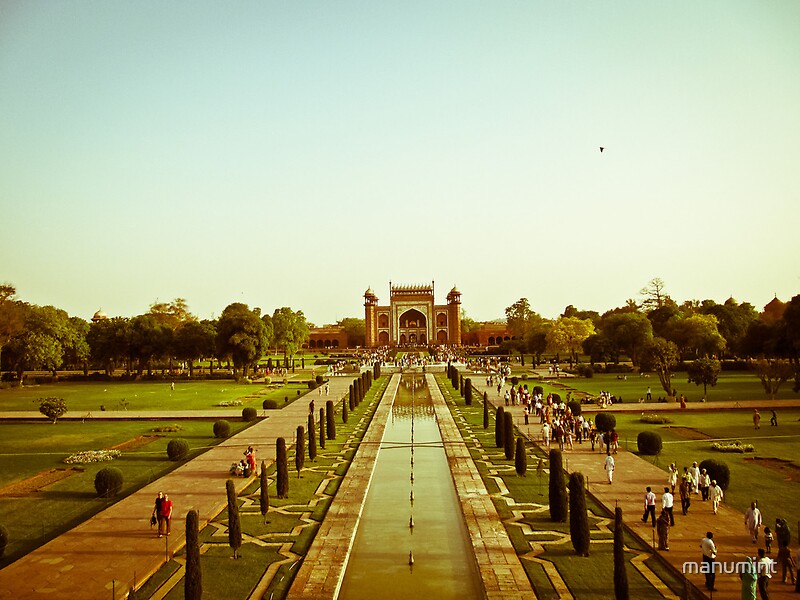"PATHWAY-TAJ MAHAL" by manumint | Redbubble