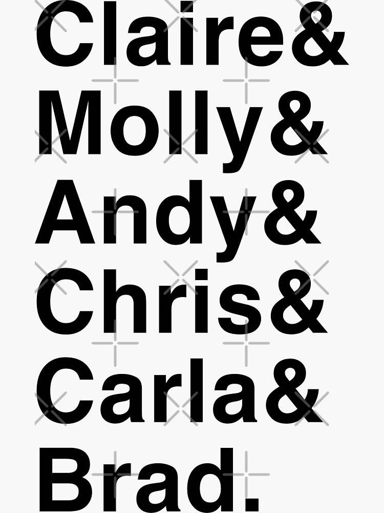 "Bon Appetit Shirt| BA Test Kitchen T-Shirt| Staff Names" Sticker for ...