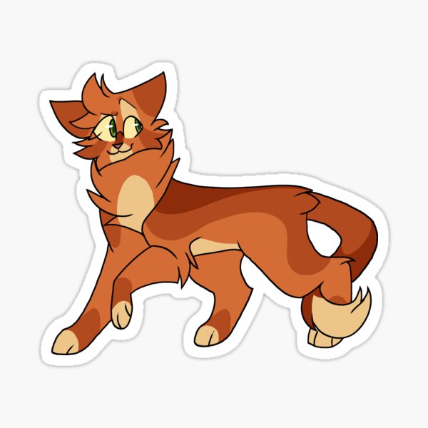 "Firestar" Sticker by CroutonFish | Redbubble