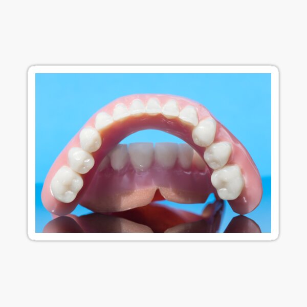 "Dental teeth prosthesis gums" Sticker by Claraveritas | Redbubble