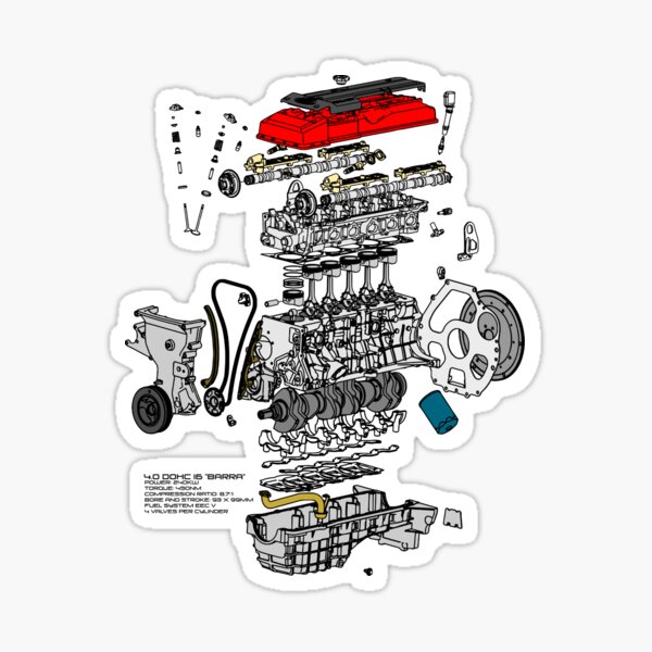 "Barra Infographic" Sticker for Sale by STunerDesigns | Redbubble