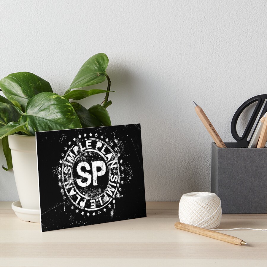 "Simple Plan Logo" Art Board Print by Ric-Sauce | Redbubble