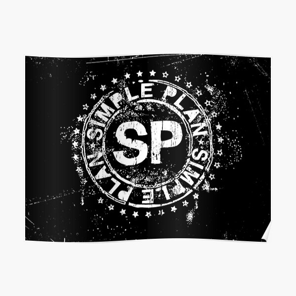 Simple Plan Logo Premium Matte Vertical Poster
